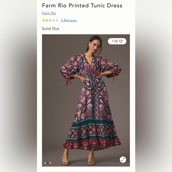 FARM Rio | Dresses | Farm Rio Burgundy And Pink Floral Dress | Poshmark